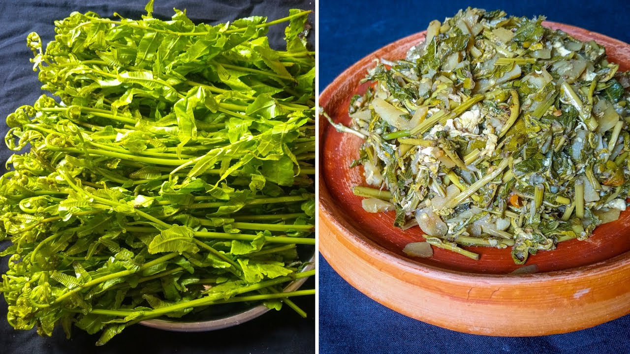 ঔষধি গুনে ভরপুর মজাদার ঢেঁকি শাক ভাজি 😋 Dheki Shaak Bhaji | Fresh Dheki ...