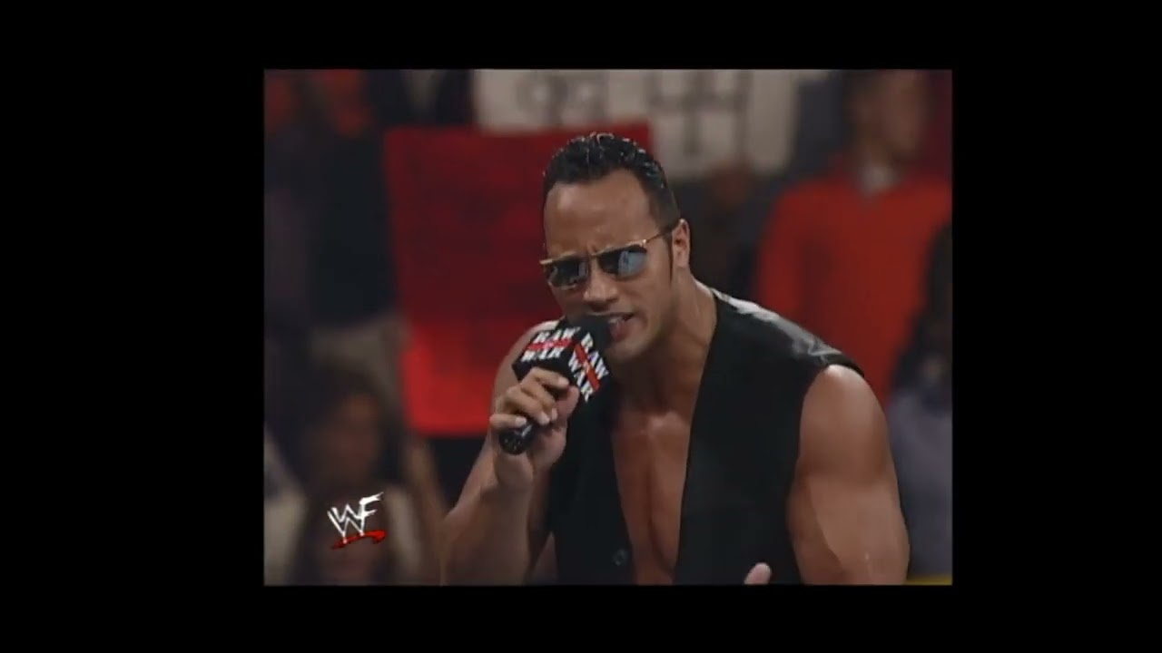 The Rock & Mankind Vs Viscera & Mideon/w Undertaker WWF tag titles Raw ...