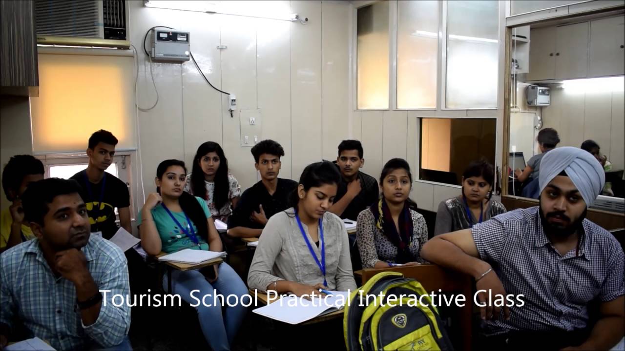 Tourism School Interactive Practical Class | Travel Course after 12th ...