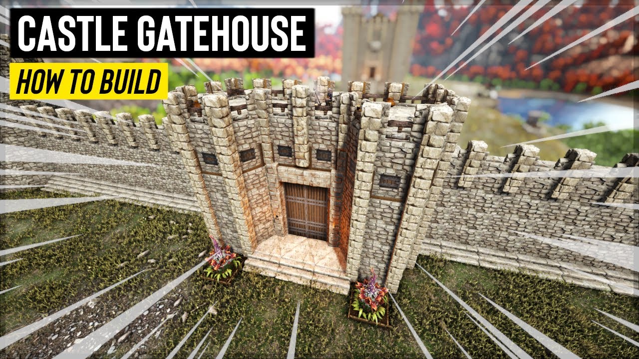 ARK: How To Build - Castle Gatehouse - YouTube