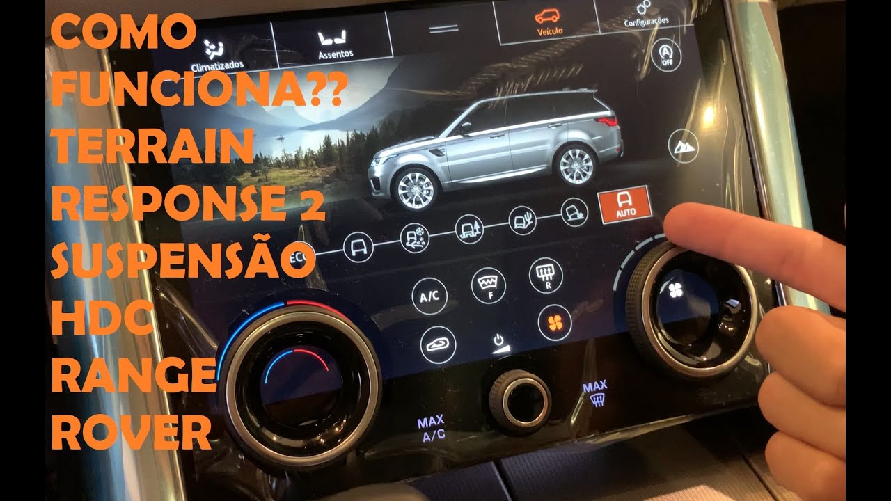 Como funciona o HDC, suspensão pneumática e terrain response 2 do Range ...
