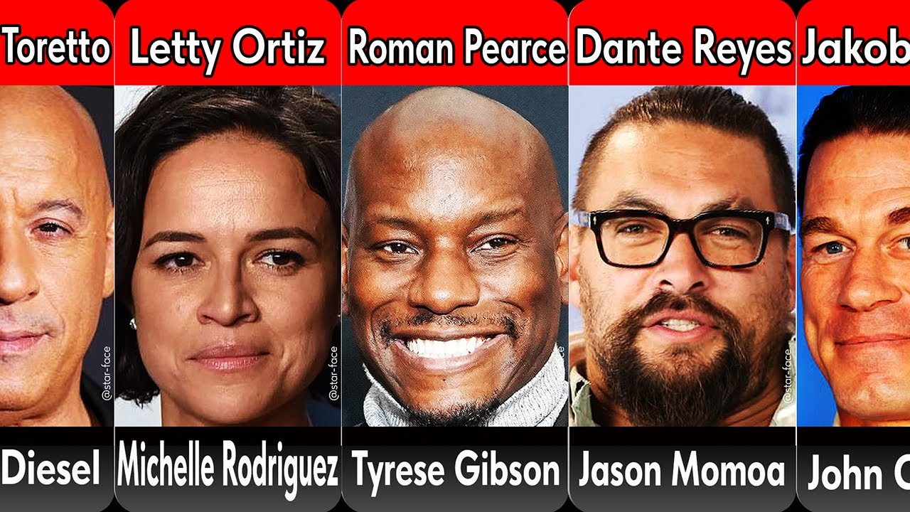 FAST X CAST: ALL ACTORS IN FAST AND FURIOUS 10 - YouTube