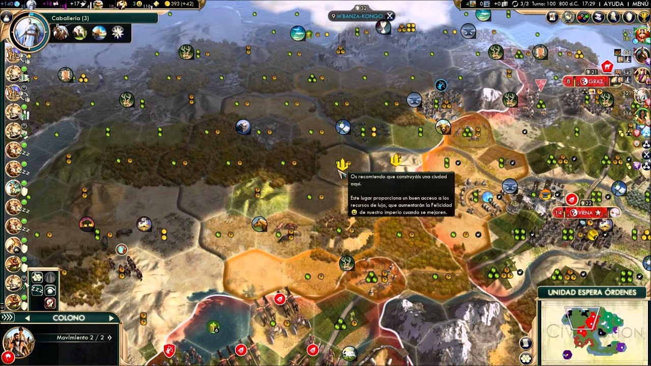 CIVILIZATION V | GAMEPLAY EN ESPAÑOL | AUSTRIA INMORTAL | PARTE 10 ...