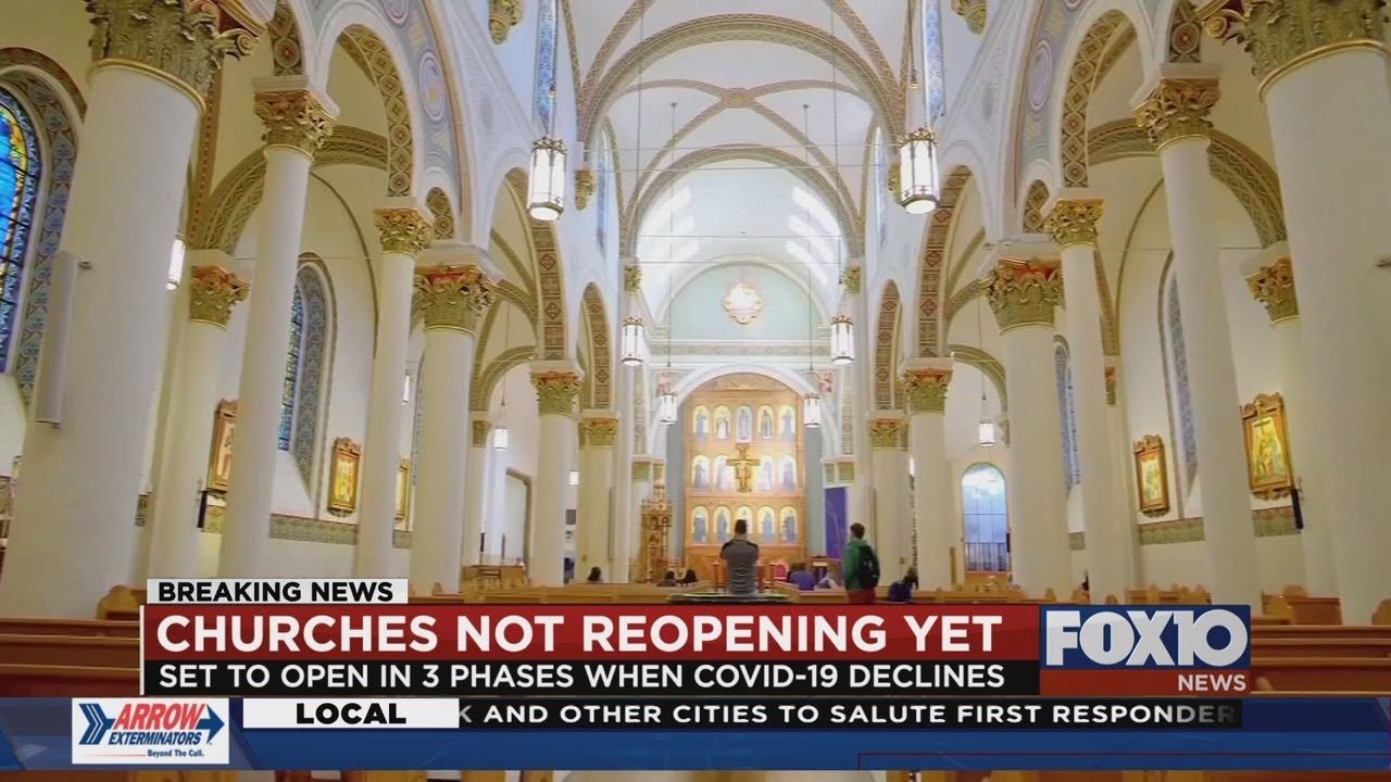 Churches will not reopen yet in Alabama - YouTube