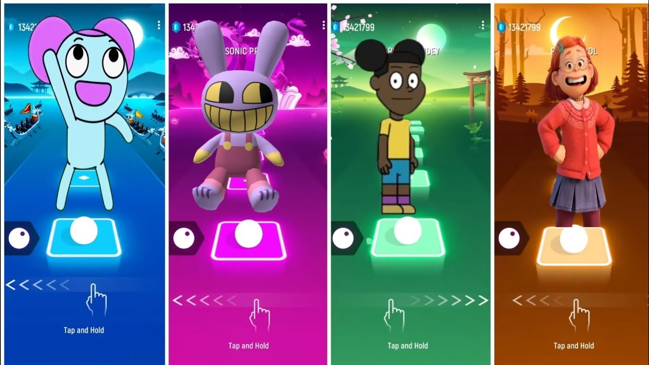 Pibby🆚Jax The Amazing Digital Circus🆚Amanda The Adventurer🆚Turning Red💫 ...