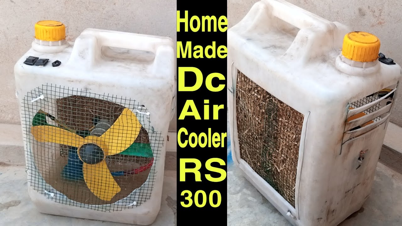 How to Make a Powerful Air Cooler at Home easy || cool Like AC - YouTube