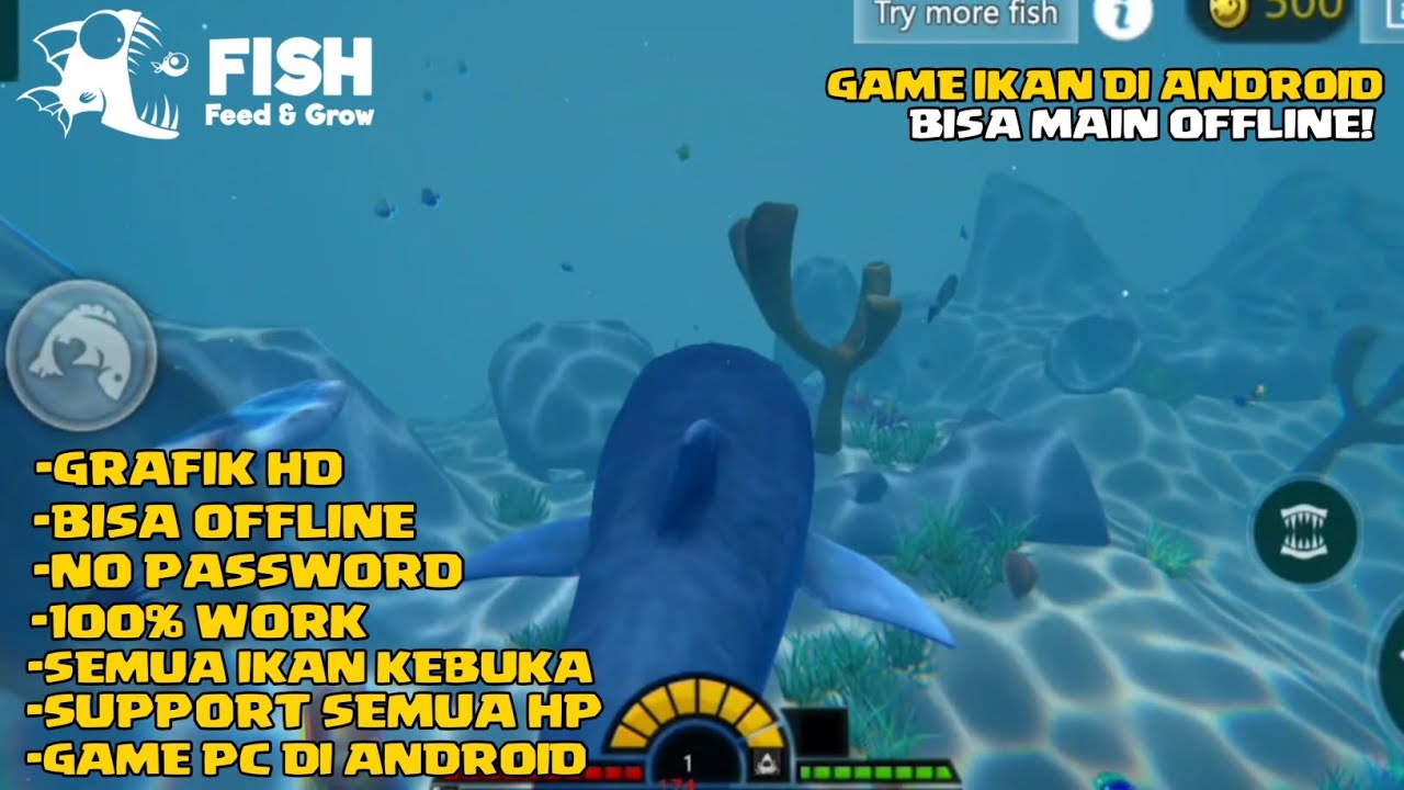 DOWNLOAD GAME FEED AND GROW FISH ANDROID OFFLINE TERBARU 2025 MOD APK ...