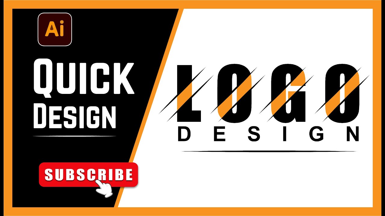 Quick Logo Design In Adobe Illustrator Tutorial - YouTube