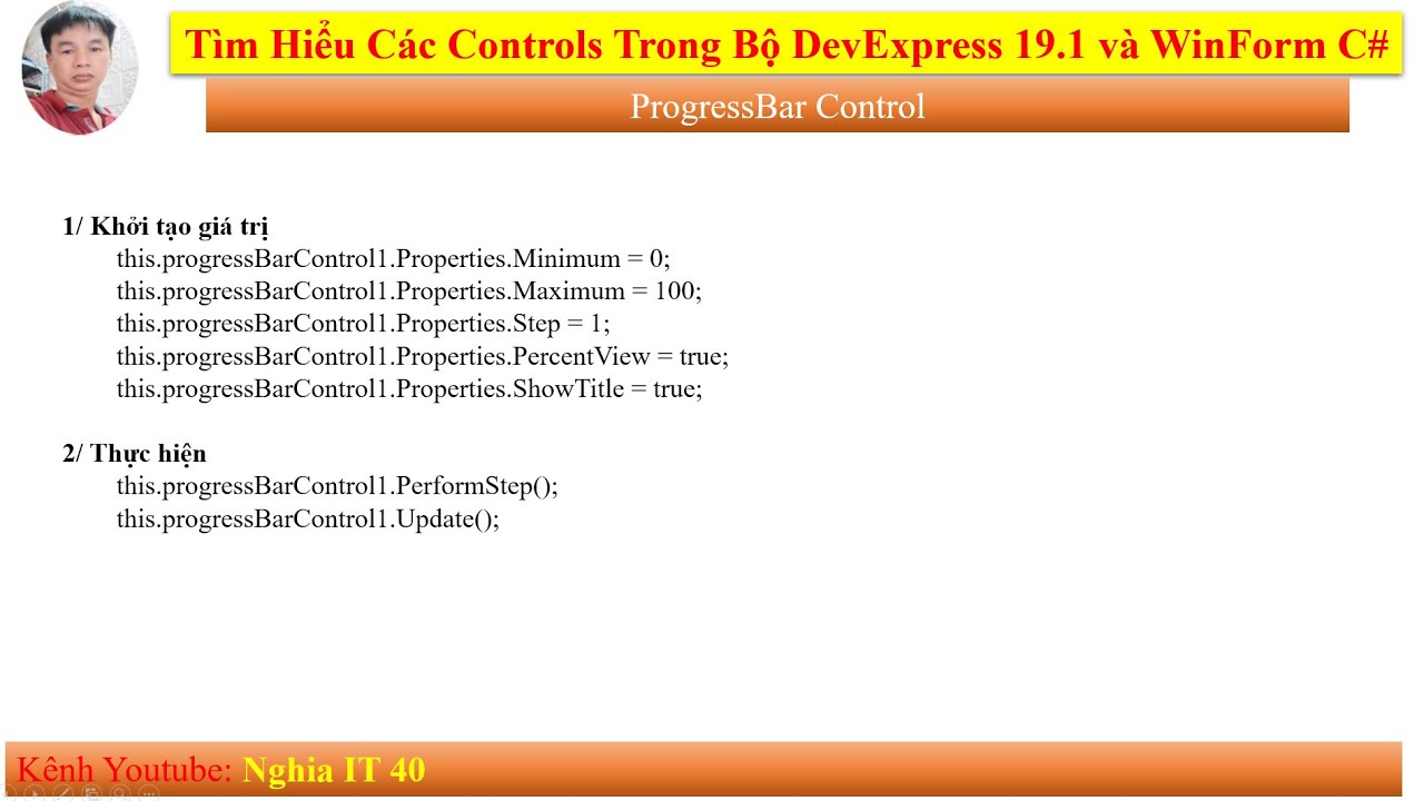 [Devexpress 19.1 Tutorial] Hướng Dẫn Sử Dụng Control Progress Bar | Lập ...