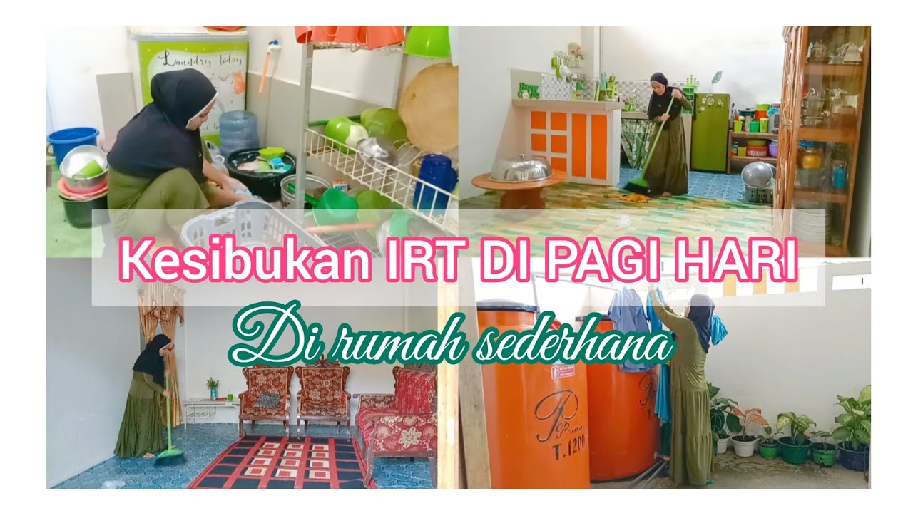 DAILY VLOG IRT DENGAN 2 ANAK ll beberes rumah - YouTube