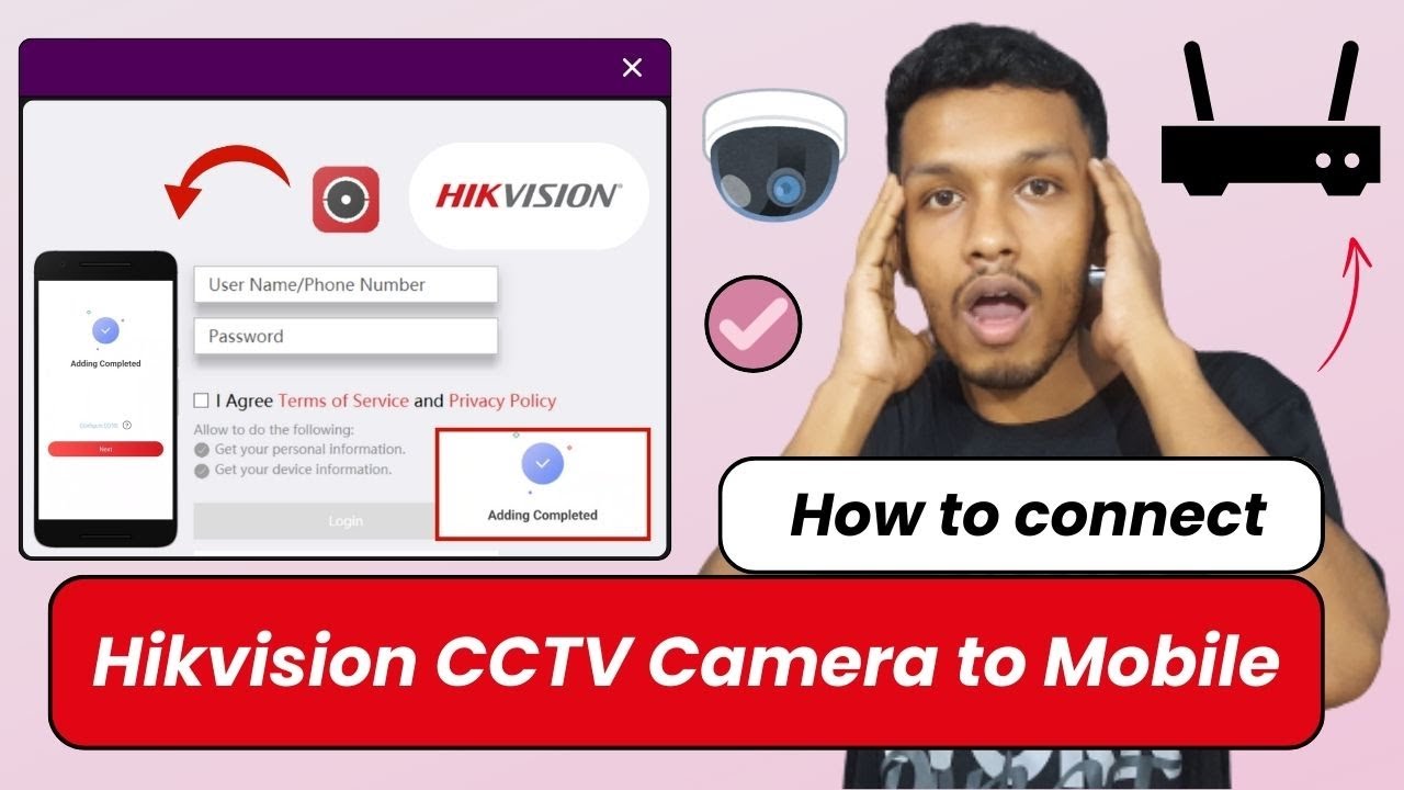 How to connect hikvision cctv camera to mobile ( Full Setup & Guide ...