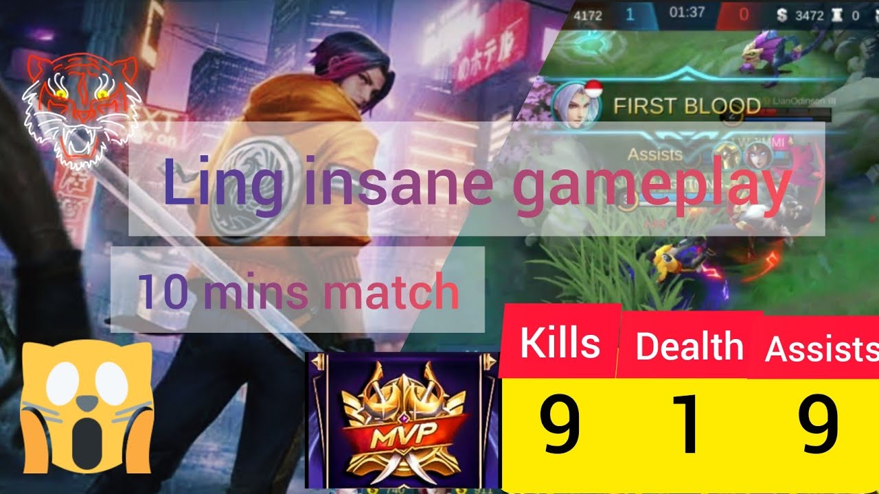 ling gameplay | Street punk skin | mobile legends | mlbb - YouTube
