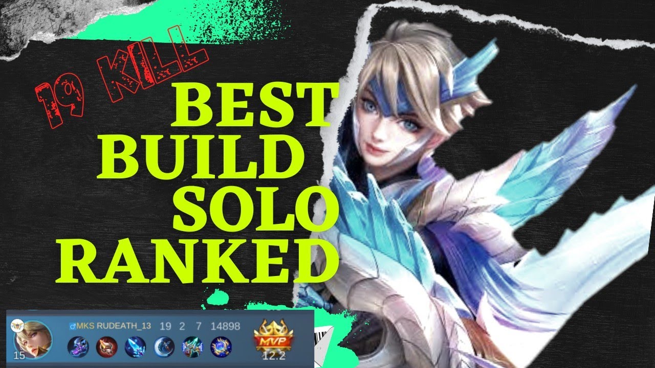 KIMMY TOP GLOBAL tingkat Rt BEST BUILD SOLO RANKED 2023 || MLBB ...