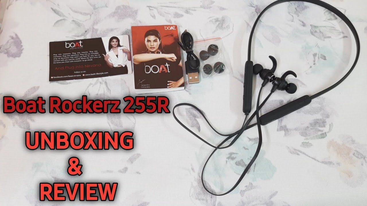 Boat Rockerz 255R Bluetooth Earphones Unboxing || बोट रोच्केर्ज़ 255R ...