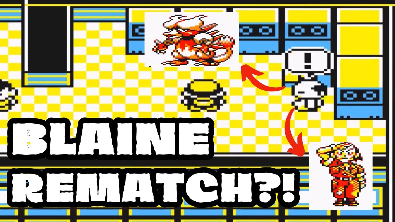 Blaine's REMATCH?! A MAGMAR? - Pokémon Green beta - YouTube