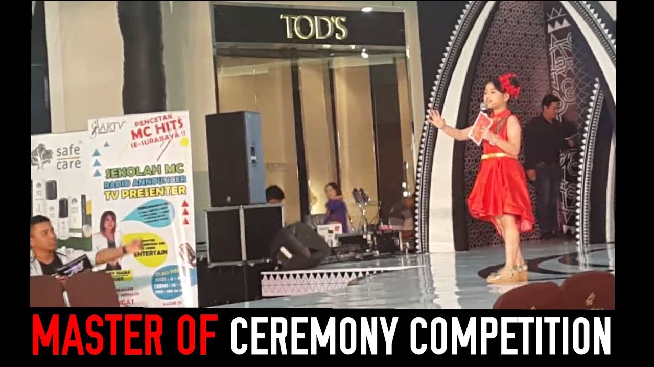 MASTER OF CEREMONY COMPETITION - MC OPENING CEREMONY & WELCOME SPEECH ...