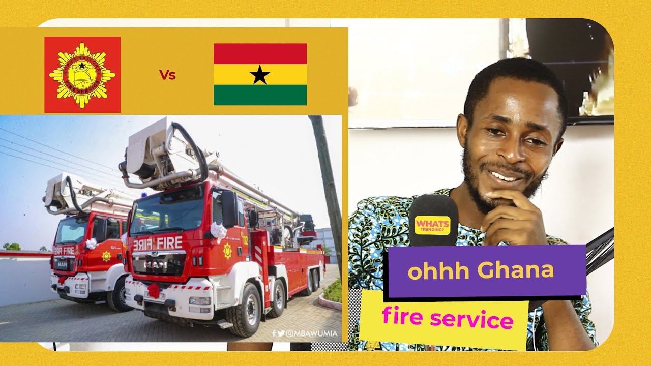 Eiii Shocking! Ghana Fire Service Arrives at Fire Scene WITHOUT ...