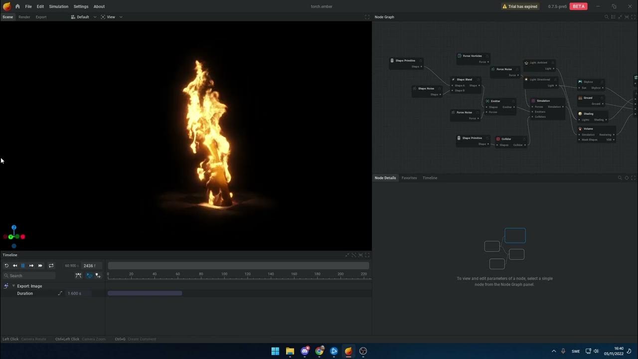 Example fire using the Simple Fire Setup - YouTube