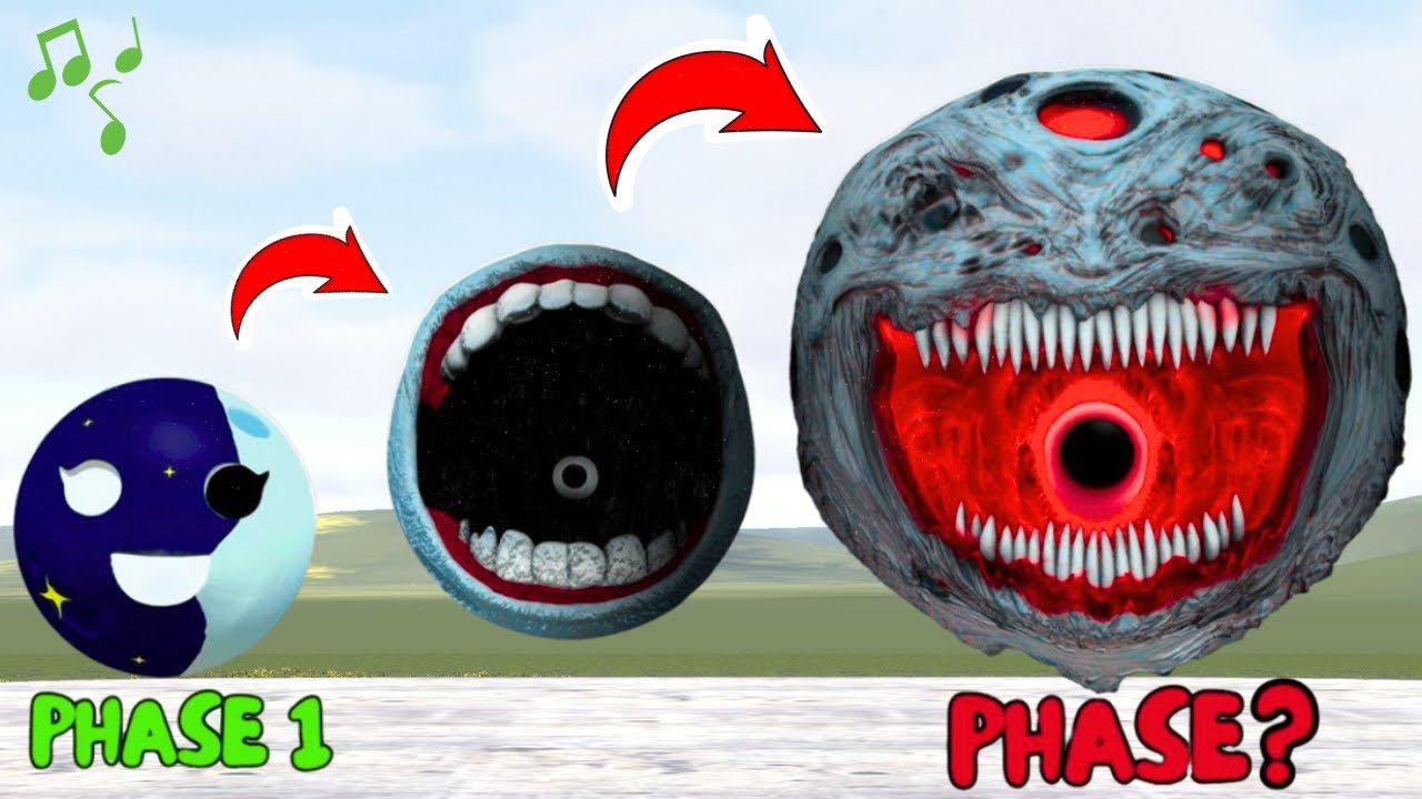 🌚NEW EVOLUTION OF ALL PHASES MISS MOON SPRUNKI In Garry's Mod! - YouTube