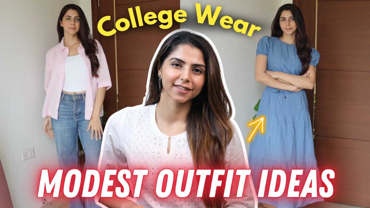 10 Modest Summer Outfits for College Under ₹1000! - YouTube