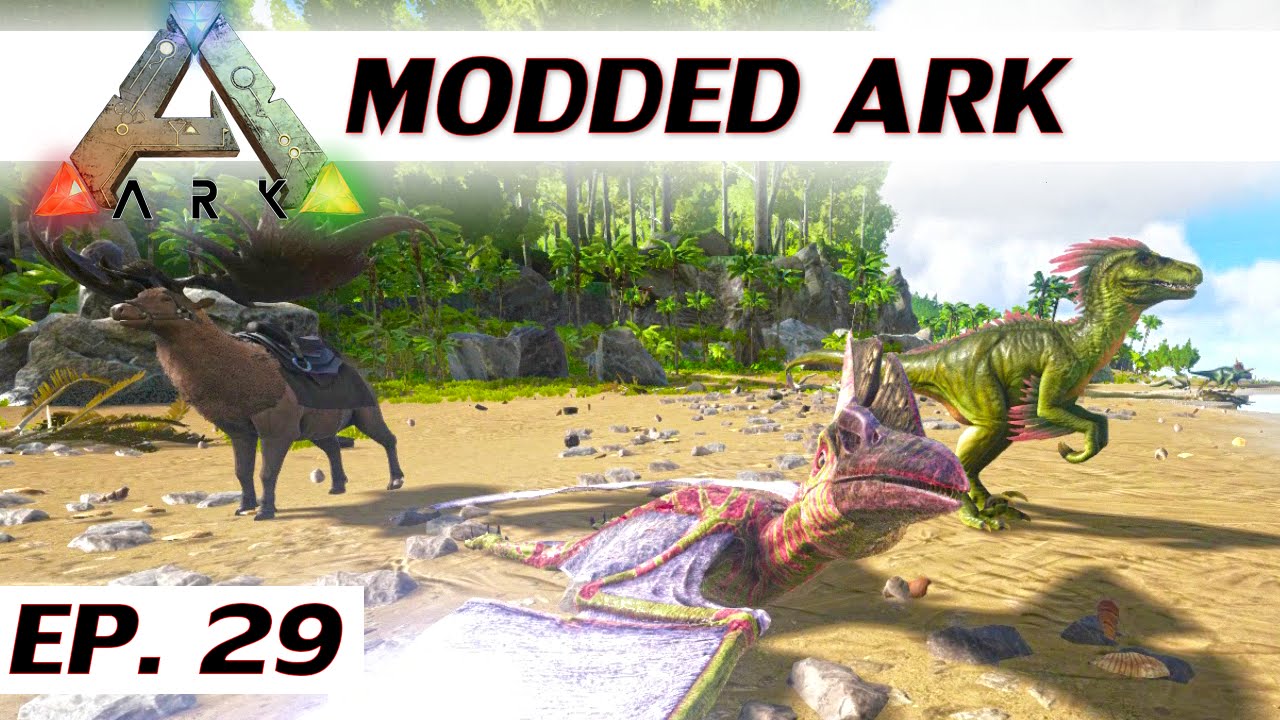 Modded ARK: Survival Evolved - Ep 29 - Getting wings - single player ...