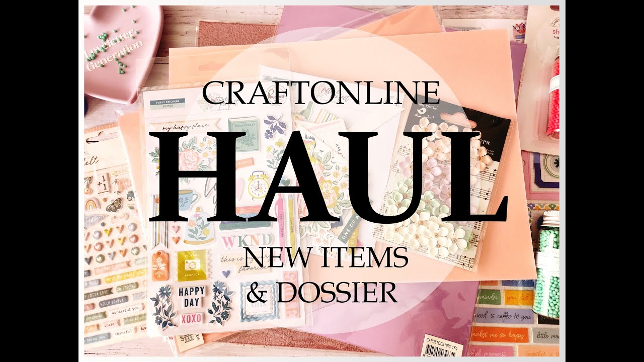 New Crafty Haul from CraftOnline - YouTube