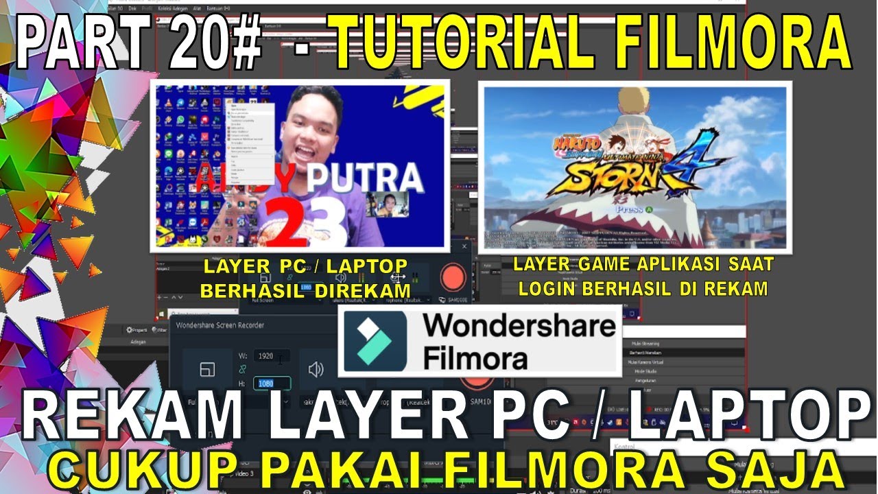 Cara Merekam Layar Komputer menggunakan Aplikasi Filmora - Wondershare ...