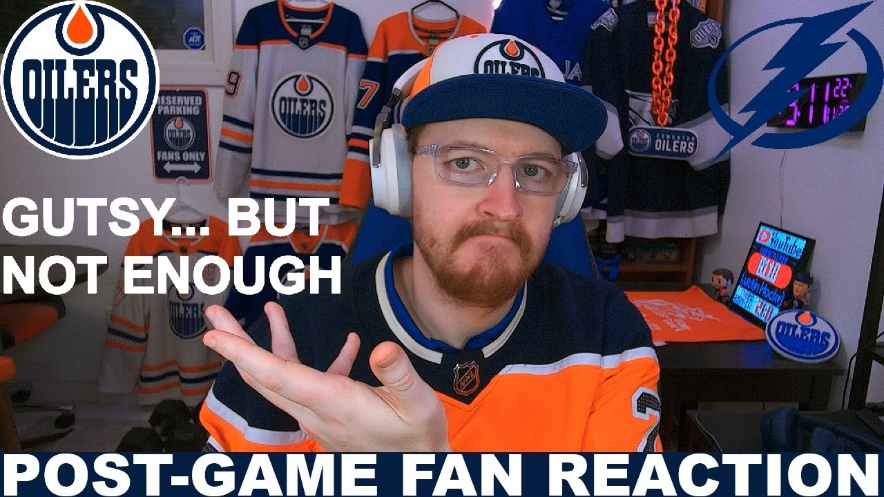 This One Stings...Post-Game Fan Reaction: Oilers vs Lightning - YouTube
