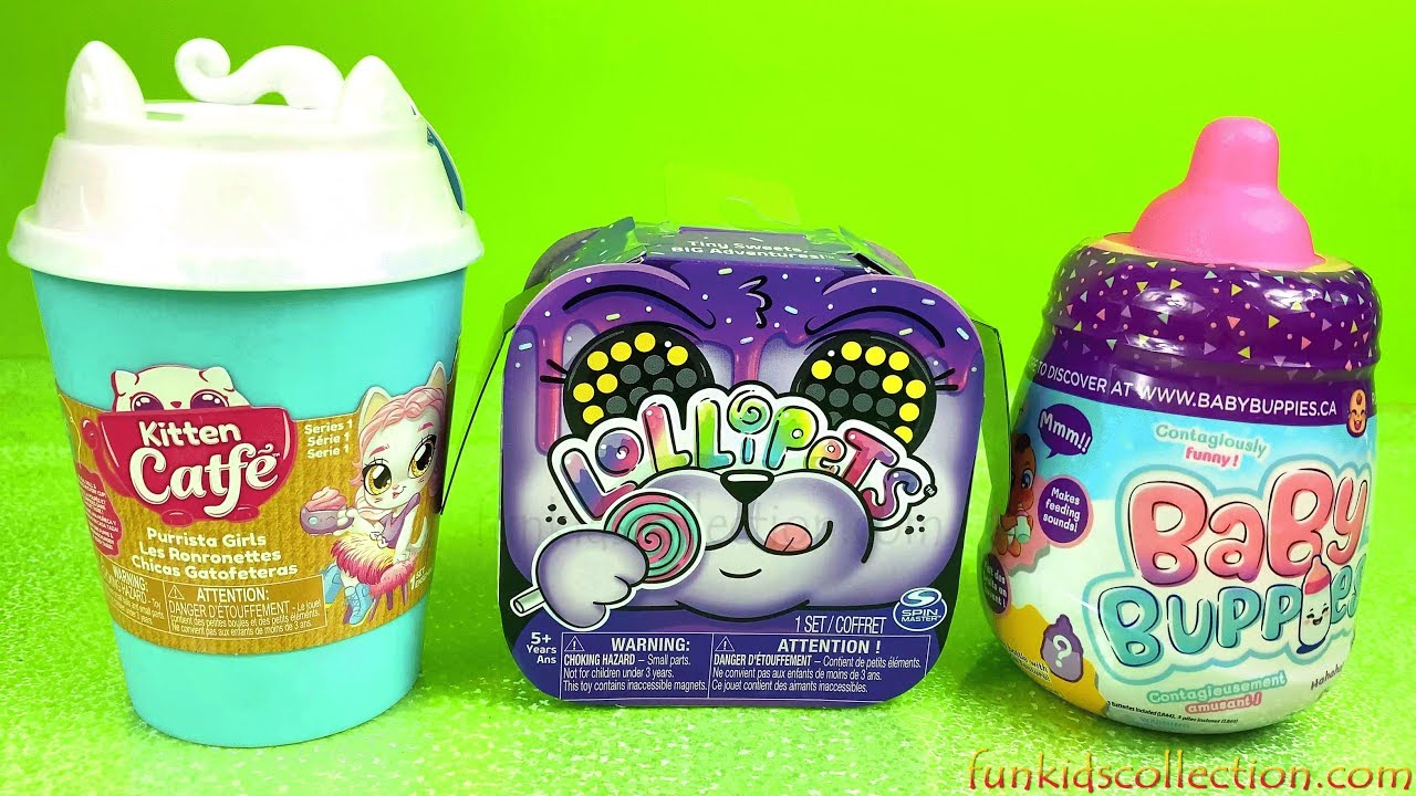 Unboxing Kitten Catfe Purrista Girls. Unboxing Baby Buppies.Unboxing ...