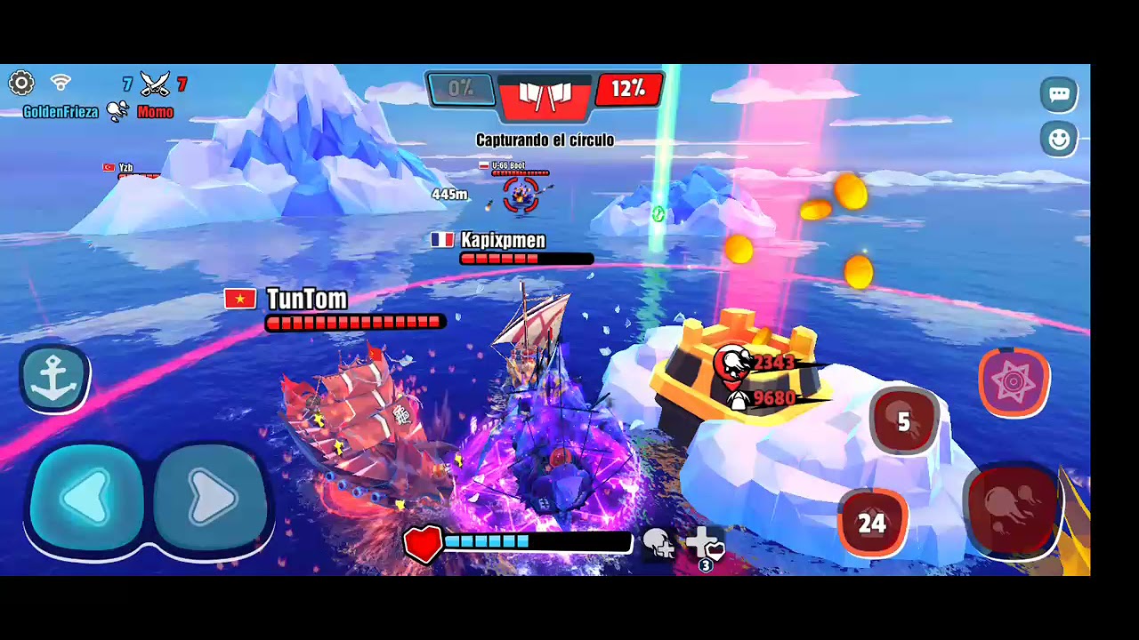 Let's Play Pirate Code: Squad Arena GoldenFrieza vs U-66 Boat - YouTube
