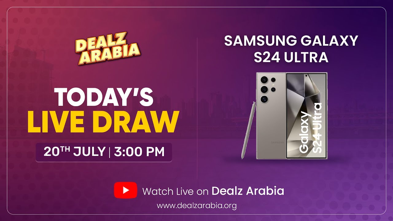 WIN SAMSUNG S24 ULTRA | TODAY'S LIVE RAFFLE DRAW | | STAY TUNED - DEALZ ...