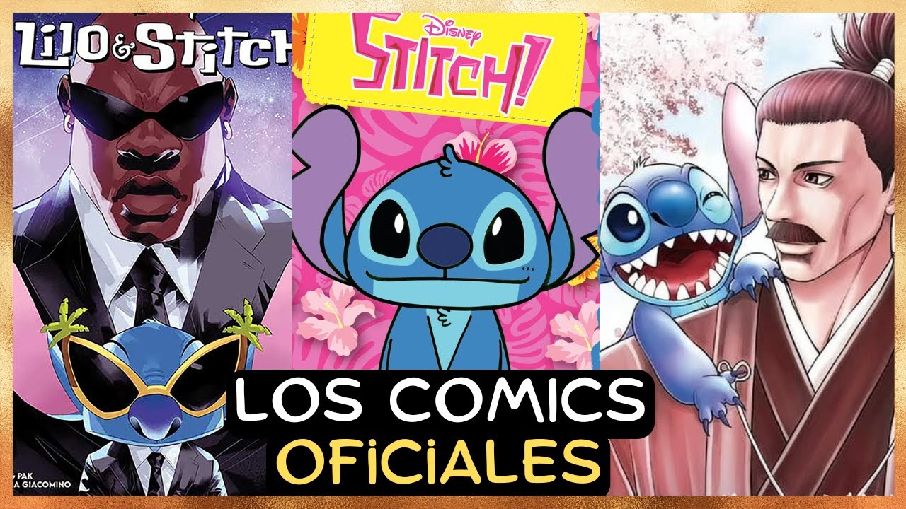 TODAS LAS NOVELAS Y COMICS OFICIALES DE LILO Y STITCH - YouTube