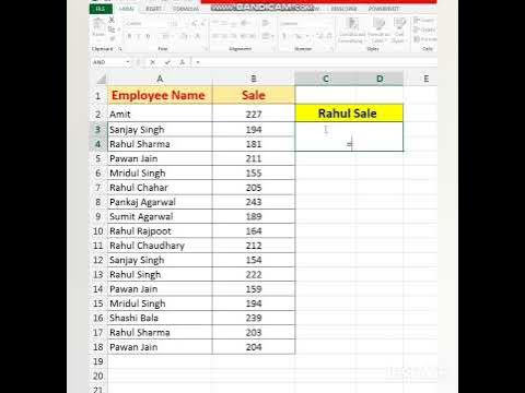 Sumif( ) - Calculate Non Uniform Data in Excel #shorts #excel #exceltips #exceltutorial #tips ...