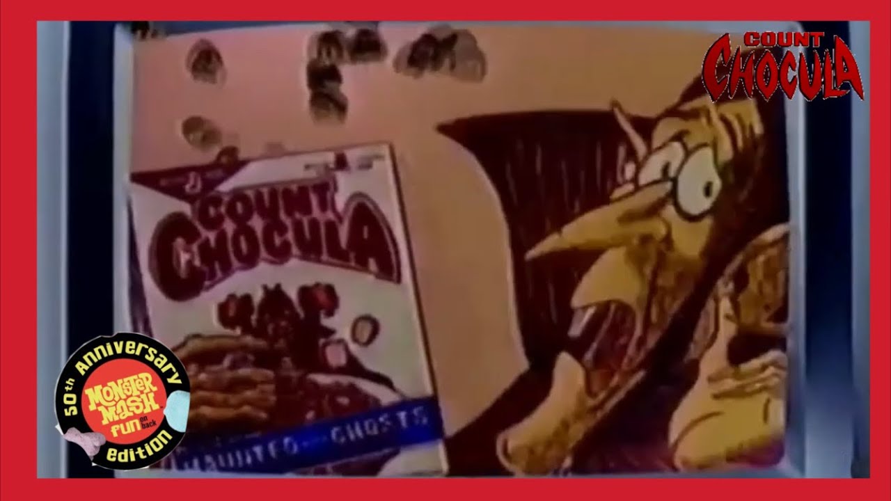 Count Chocula Ad- Ghost shape cereal pieces (1985) - YouTube