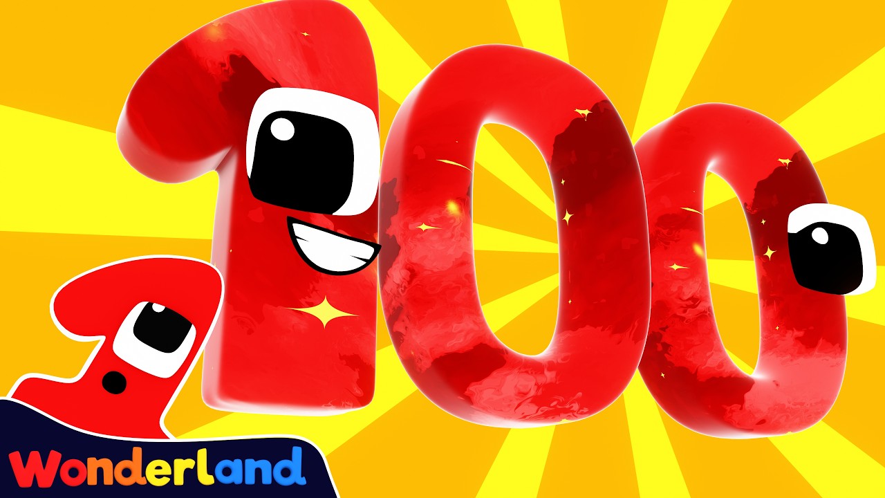 Wonderland: 1 - 100 | Counting & Adding to 100 | Learn to count - YouTube