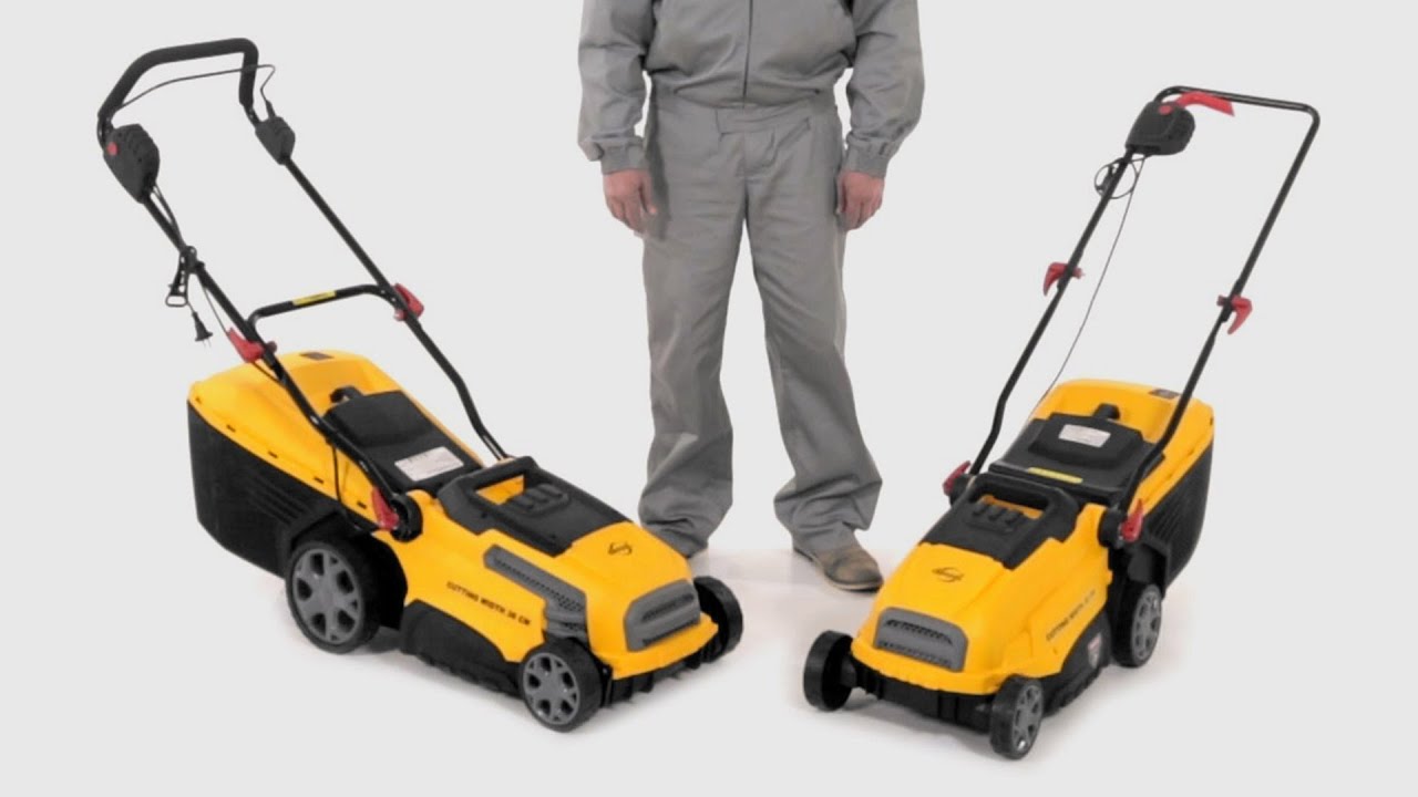 Электрические газонокосилки DENZE GC-1100, GC-1500 - YouTube