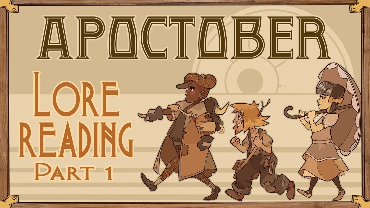 Apoctober 2020 Lore Reading and Process (Part 1) - YouTube