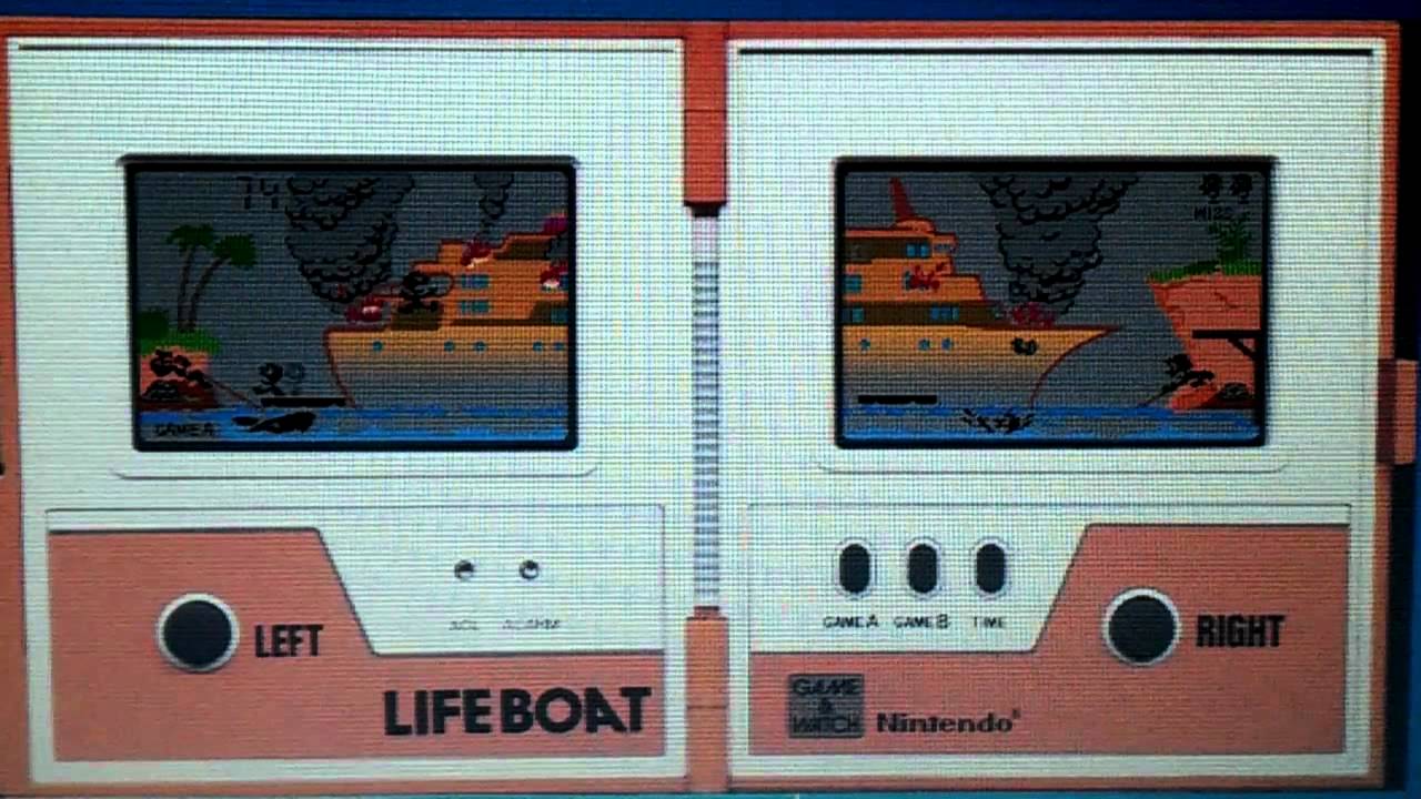 LCD Games: Lifeboat Nintendo Game & Watch - YouTube