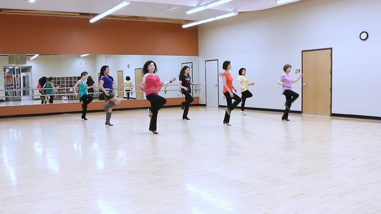 Crystal Blue - Line Dance (Dance & Teach) - YouTube