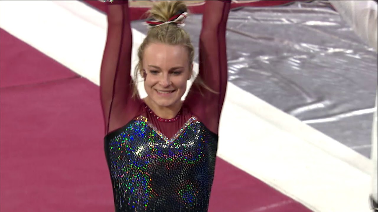 Emily Glynn - Vault (9.800) - 2020 DU Gymnastics vs. Ball State, Air ...