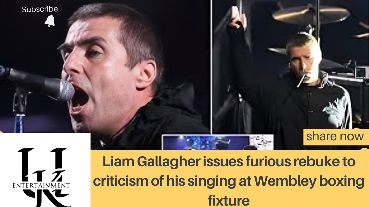 Liam Gallagher issues furious rebuke to criticism of his singing at ...