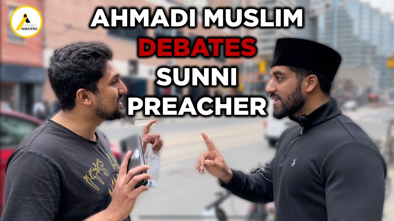 Ahmadi Muslim Debates Sunni Salafi Preacher l Speakers Corner - YouTube