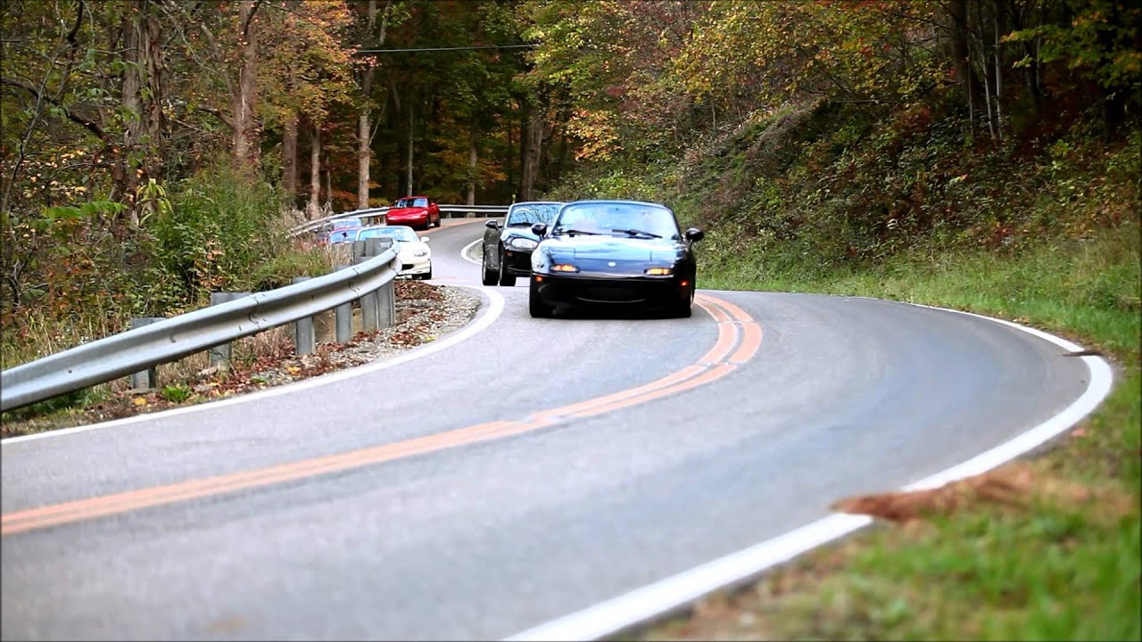 Ohio Miata Owners on SR 255 - YouTube