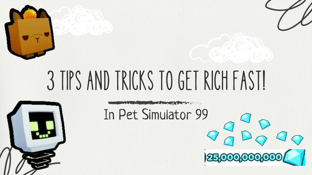 How to get rich and huge pets FAST AND EASY in pet simulator 99! - YouTube