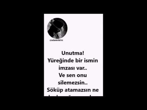Şiir Adam   Unutma  (Can Yüce) (Dinlemeden Geçme)