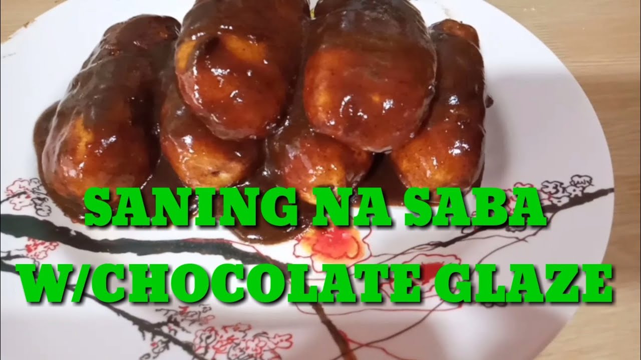 Saging na saba.W/Chocolate glaze.. - YouTube