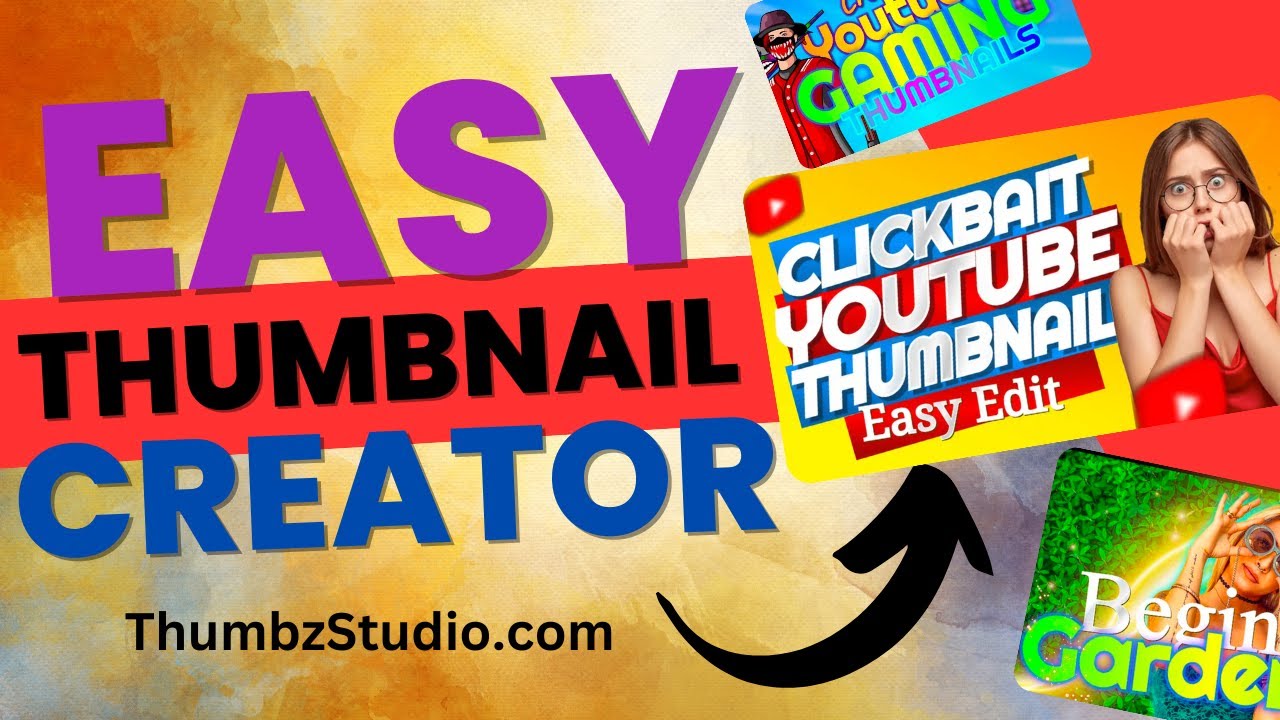 Easy Creative YouTube Thumbnail Creator Tool for YouTube Thumbnails ...