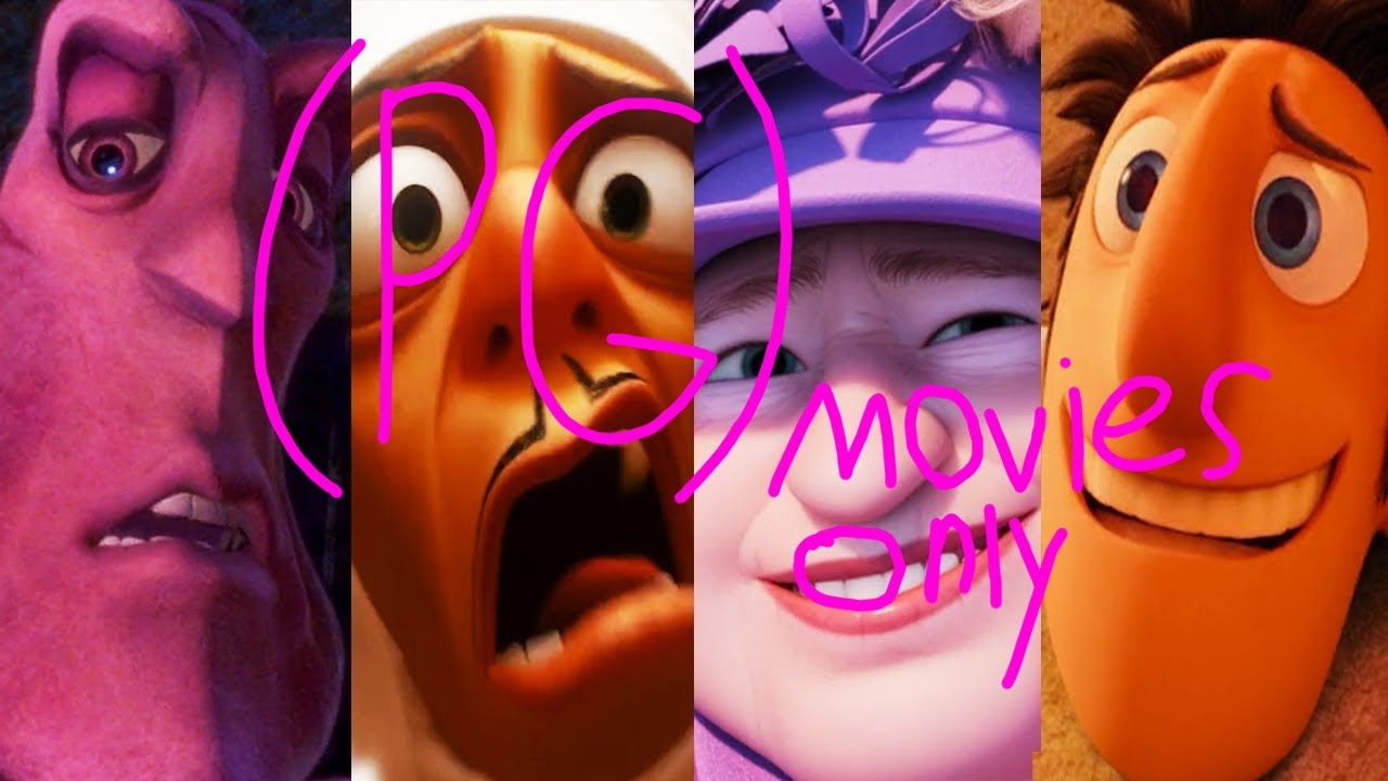 1 Second from 44 Animated Movies (PG) Movies Only - YouTube