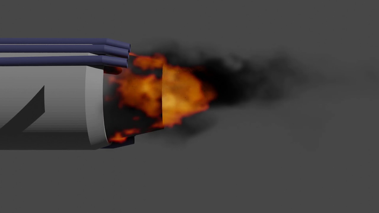 Blender - Jet engine, fire + smoke (Cycles) - YouTube