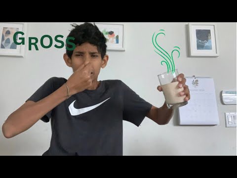 Extremely gross milkshake challenge!! - YouTube